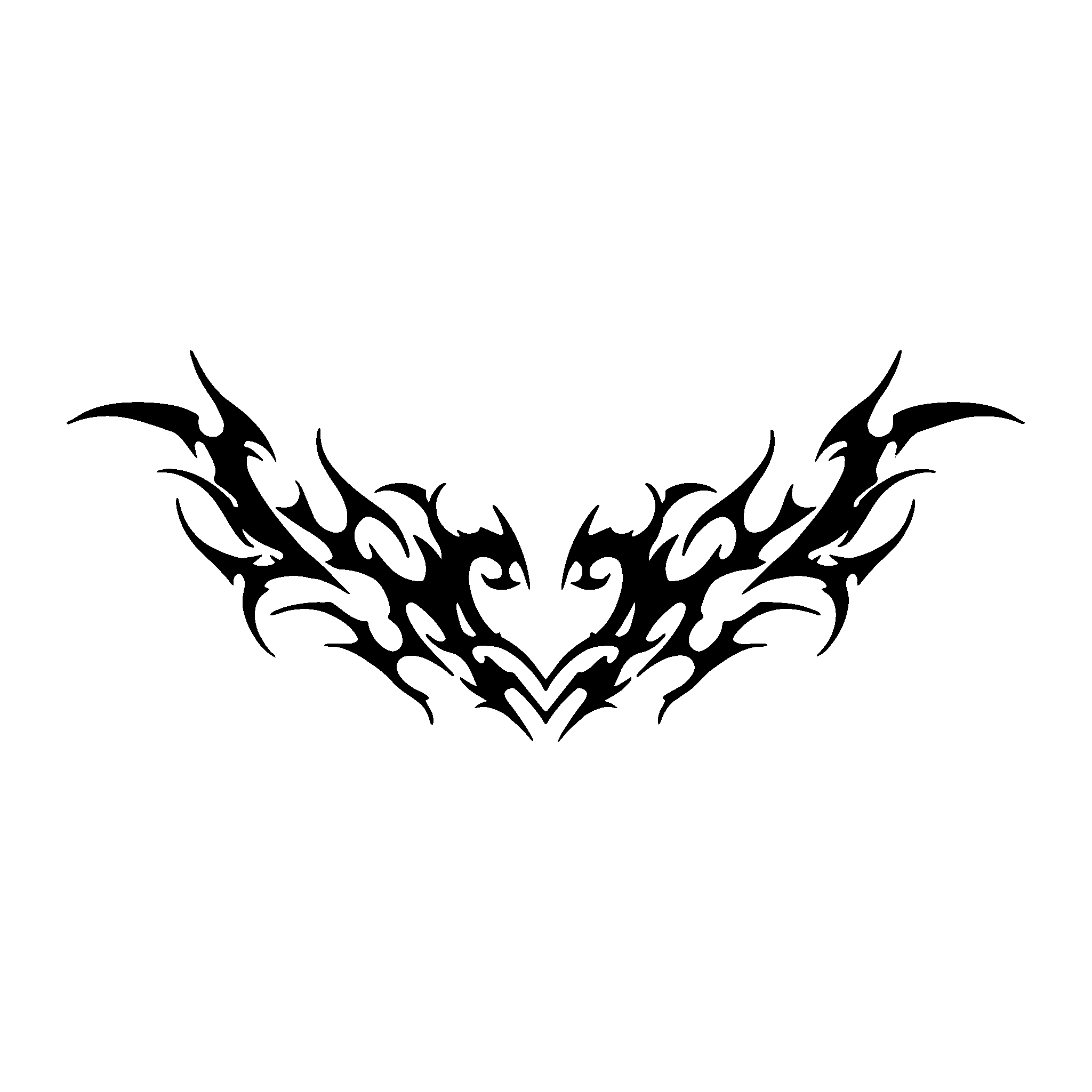 Heart Crest | Strength & Grace Temporary Tattoo – SteezyInk