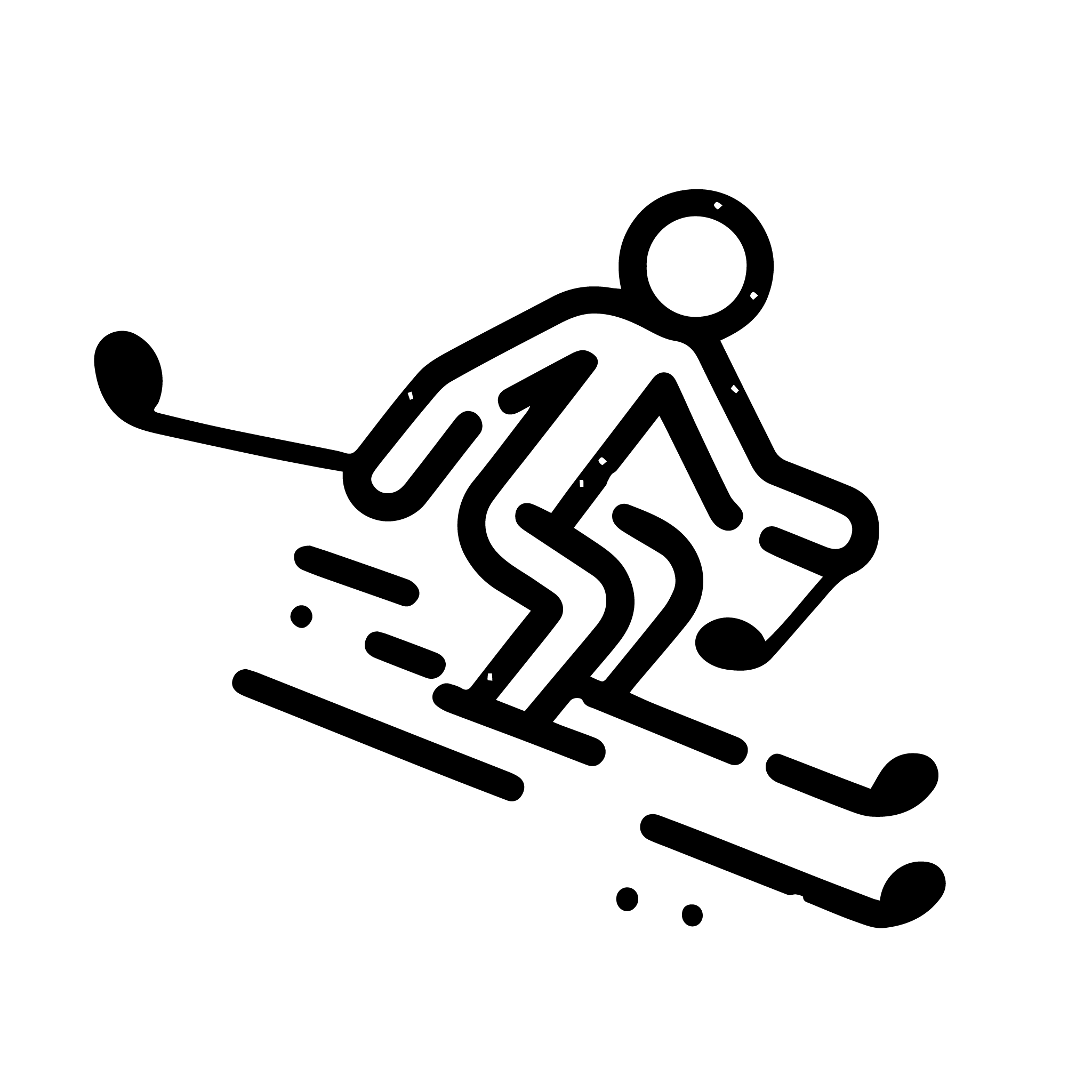 Snow Steez | Dynamic Skier Temporary Tattoo – SteezyInk